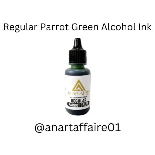Regular Parrot Green Alcohol Ink – An Art Affaire by Swati